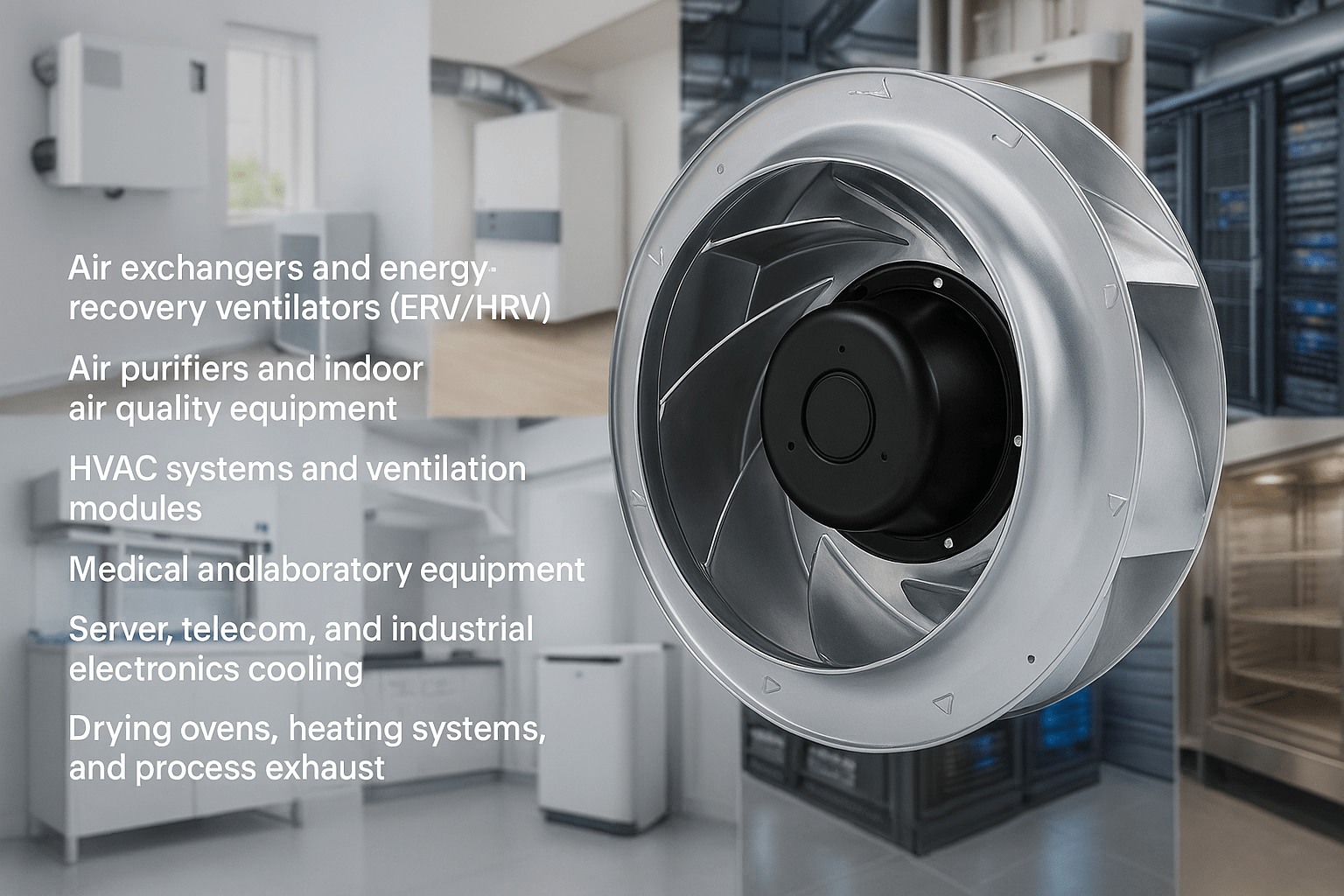 JARO's DC Centrifugal fans-One fan, multiple applications - JARO Thermal